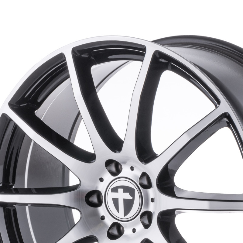 TOMASON TN1 Flow black polished | alufelgenshop.at