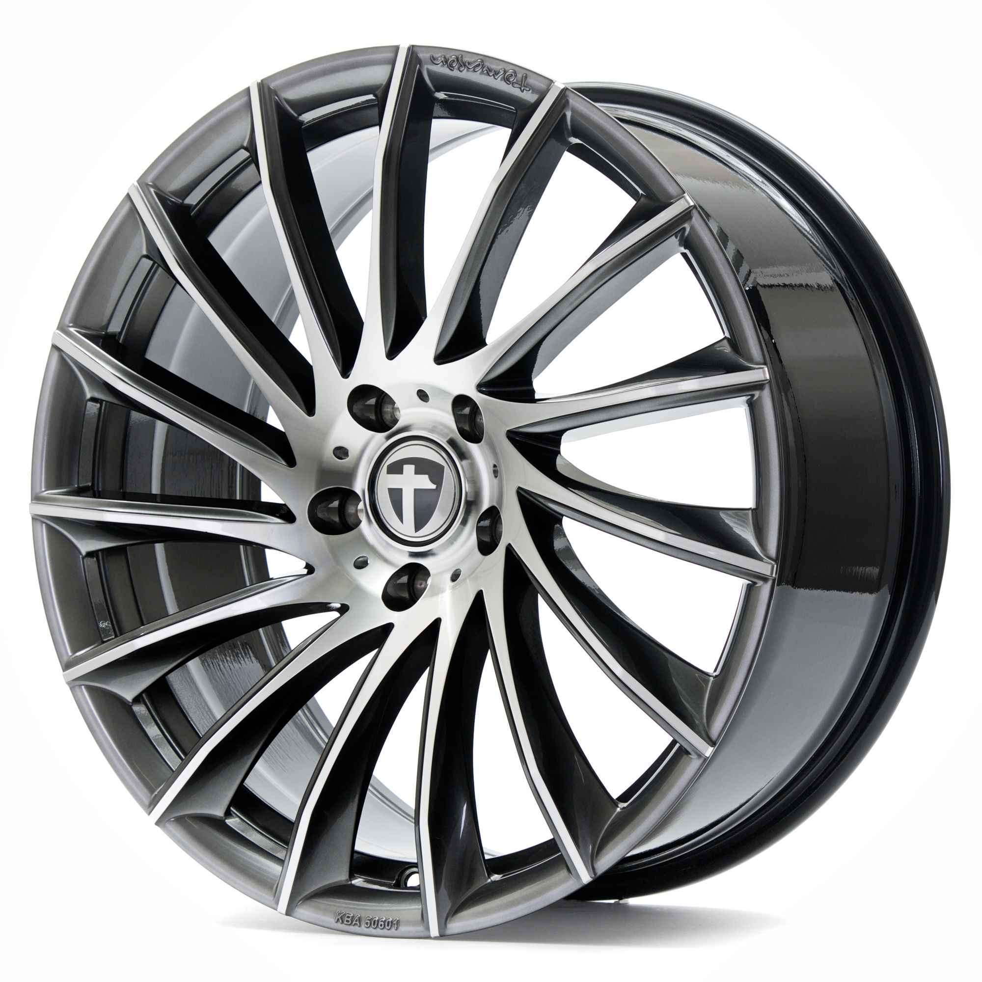 TOMASON TN16 Felgen dark Hyperblack polished (grau silber mehrfarbig ...