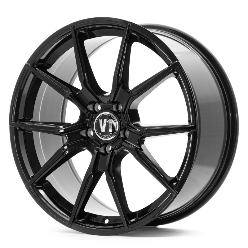 V1 Wheels V1 schwarz glänzend lackiert | felgenshop.de